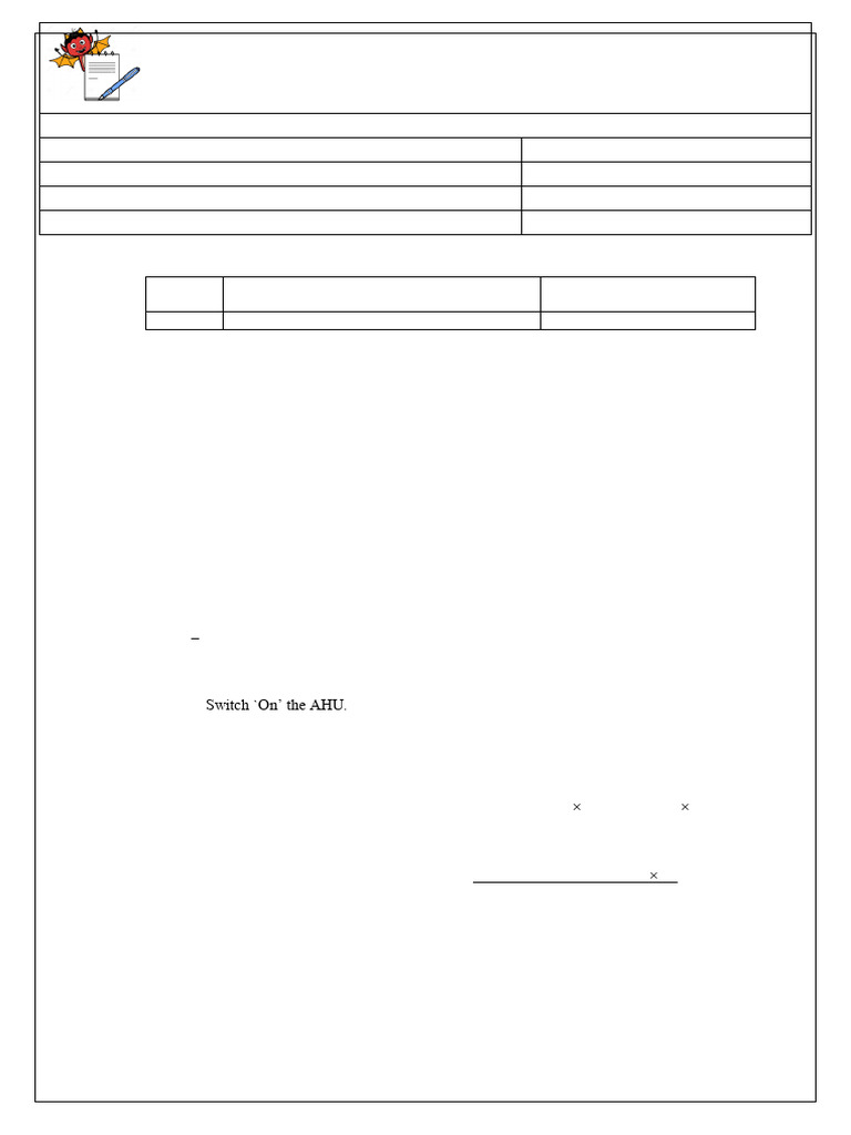 Grade B Air Changes Calculation SOP | PDF | Electromechanical ...