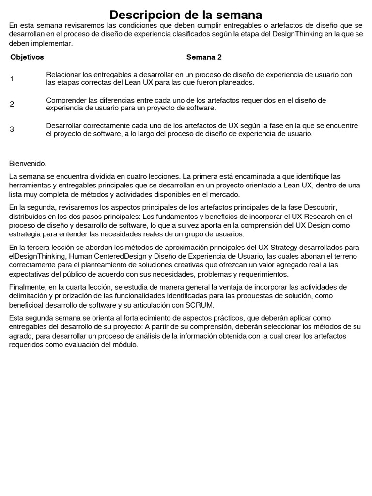 Ux 02 01 Metodos Entregables Lean Ux | PDF | Software | Diseño