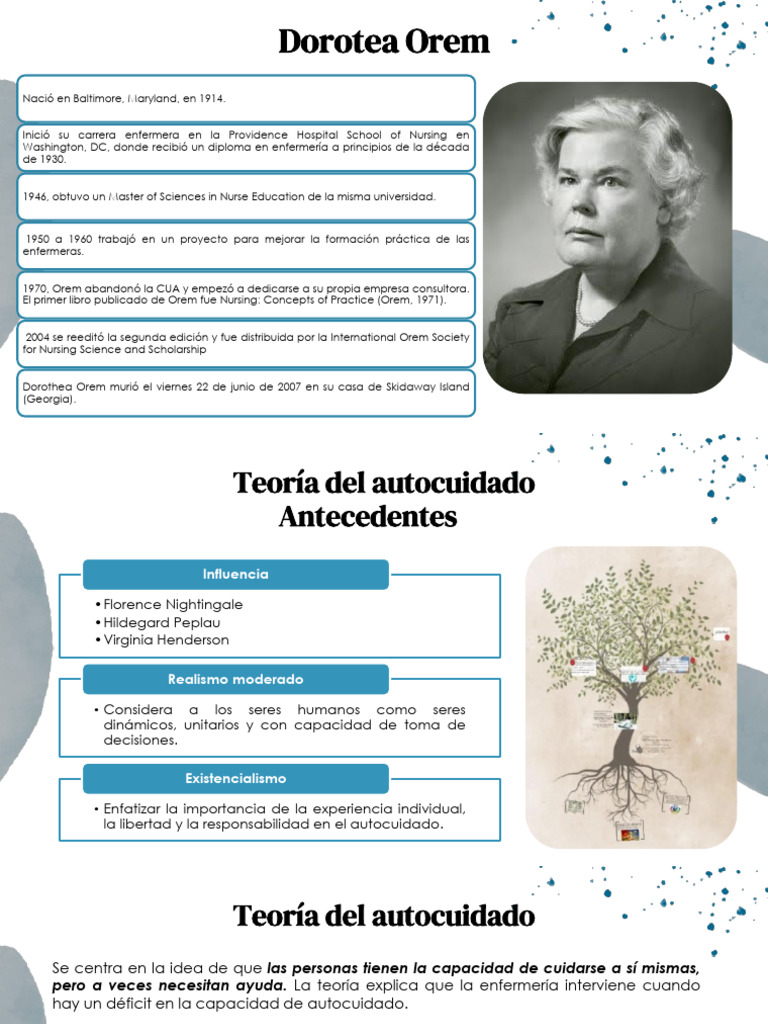 Teorías de enfermería: Orem, Levine y Rogers | PDF