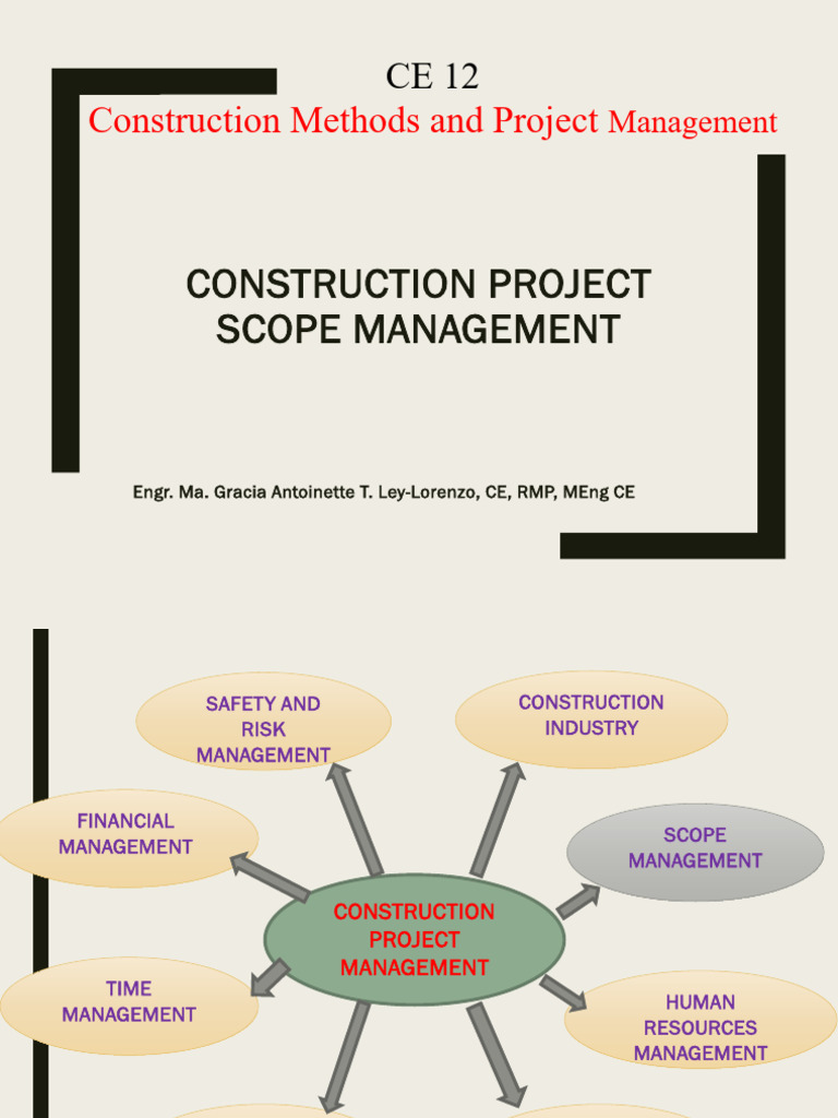 Project Scope Management Overview | PDF