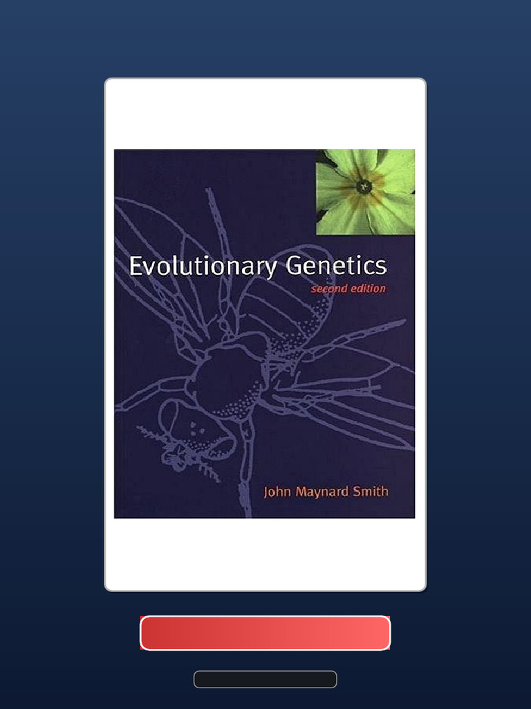 Evolutionary Genetics Full Download | PDF | Science | Educational ...