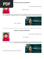 A Schoolgirl's Diary From I Am Malala | PDF | Malala Yousafzai