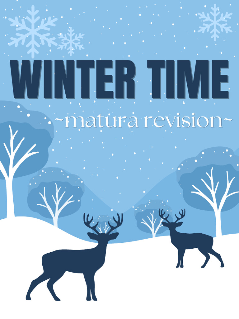 Winter Time Matura Revision | PDF