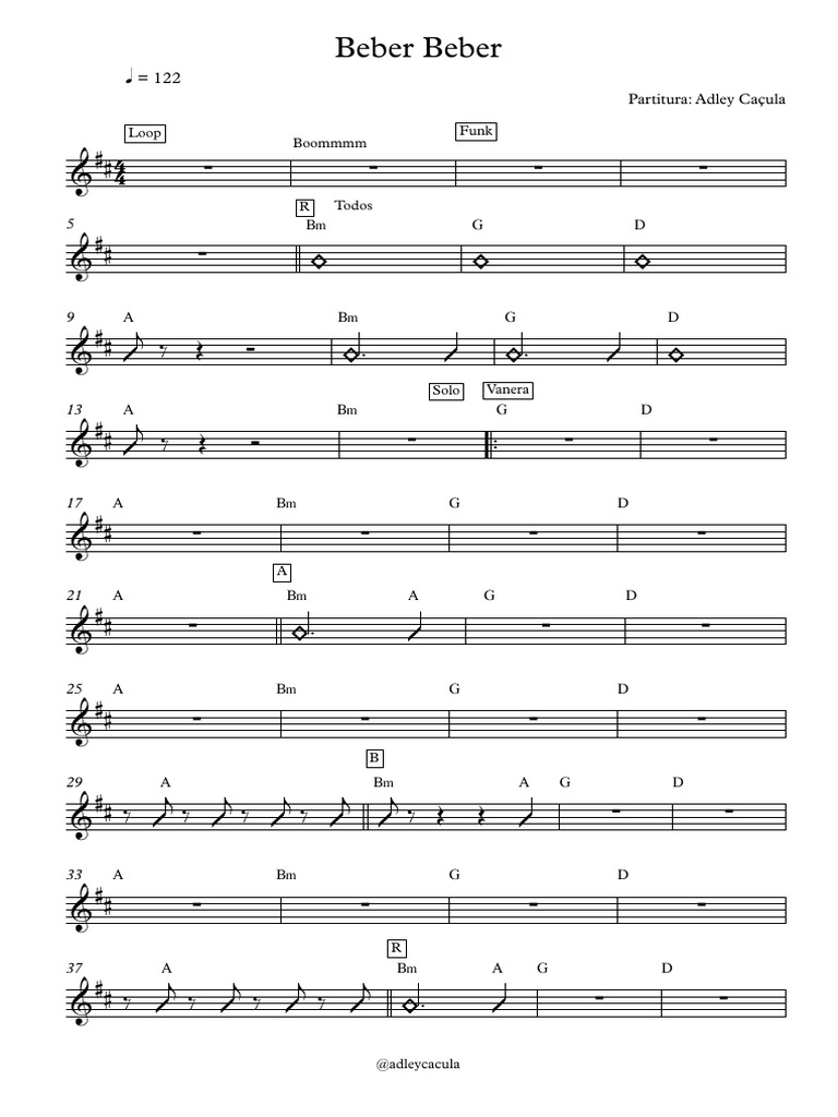 09 Beber Beber - Full Score | PDF