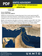 UKMTO Vessel Position Reporting Form - Initial Report | PDF