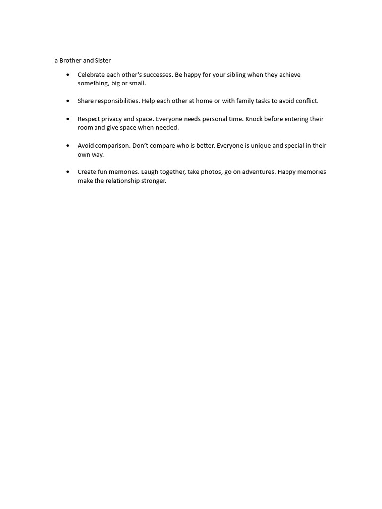 A Brother and Sister | PDF