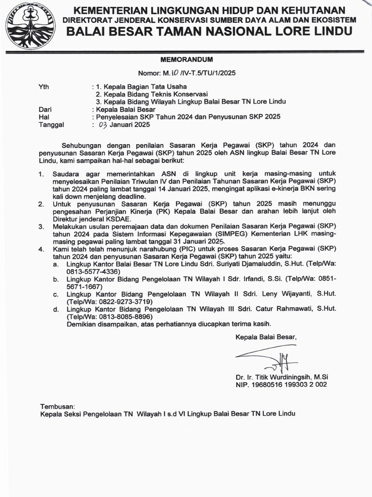 M.10 - Penyelesaian SKP Tahun 2024 Dan Penyusunan SKP 202503012025 - 0001 | PDF