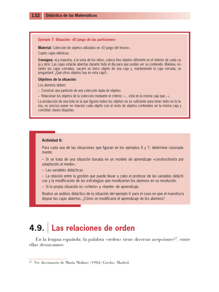Dida Ctica+de+Las+Matema Ticas.+Educacio n+Infantil.+Chamorro (1) - 148-156 | PDF | Aprendizaje