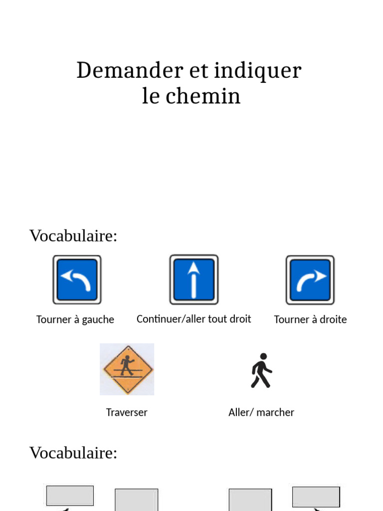 Demander et Indiquer le Chemin | PDF