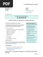 CA5403: Your National Insurance Number: About This Form | PDF | Birth ...