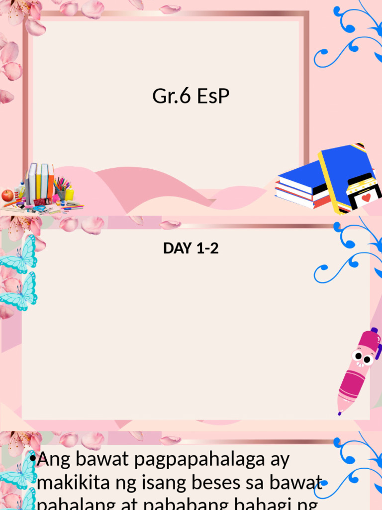 Grade 6 EsP - WK3-Q1 | PDF