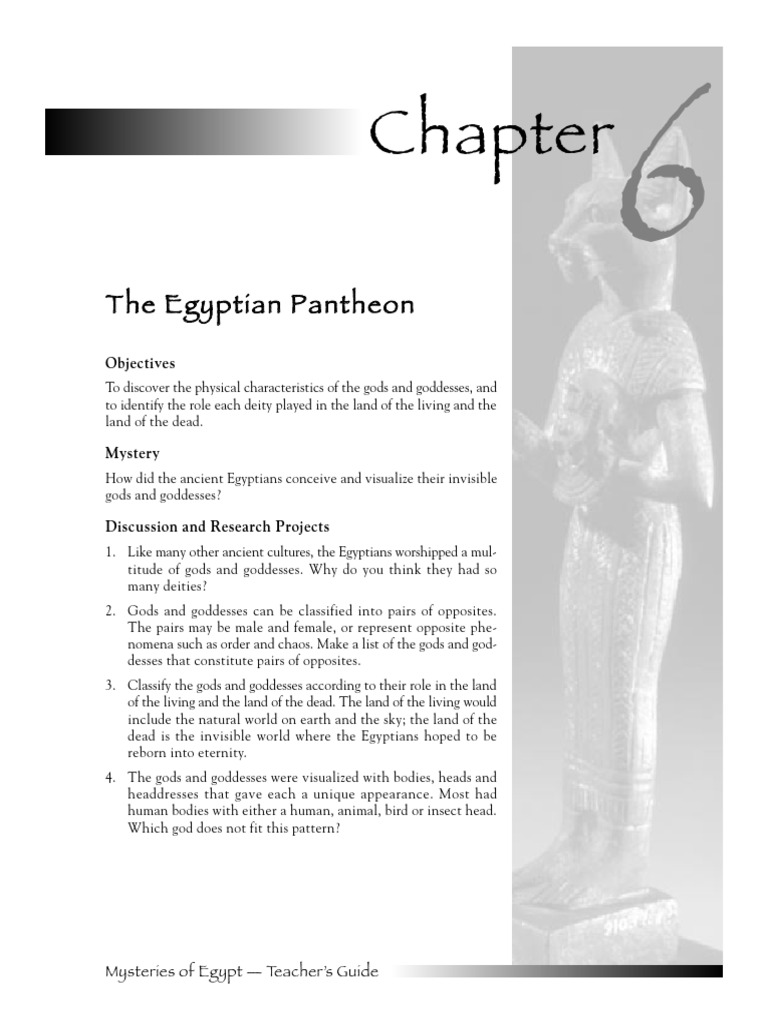 Egyptian Pantheon: Gods & Goddesses Guide | PDF | Horus | Isis