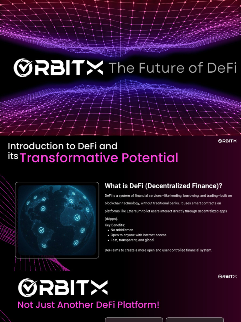 Orbitx The Defi Revolution Begins | PDF