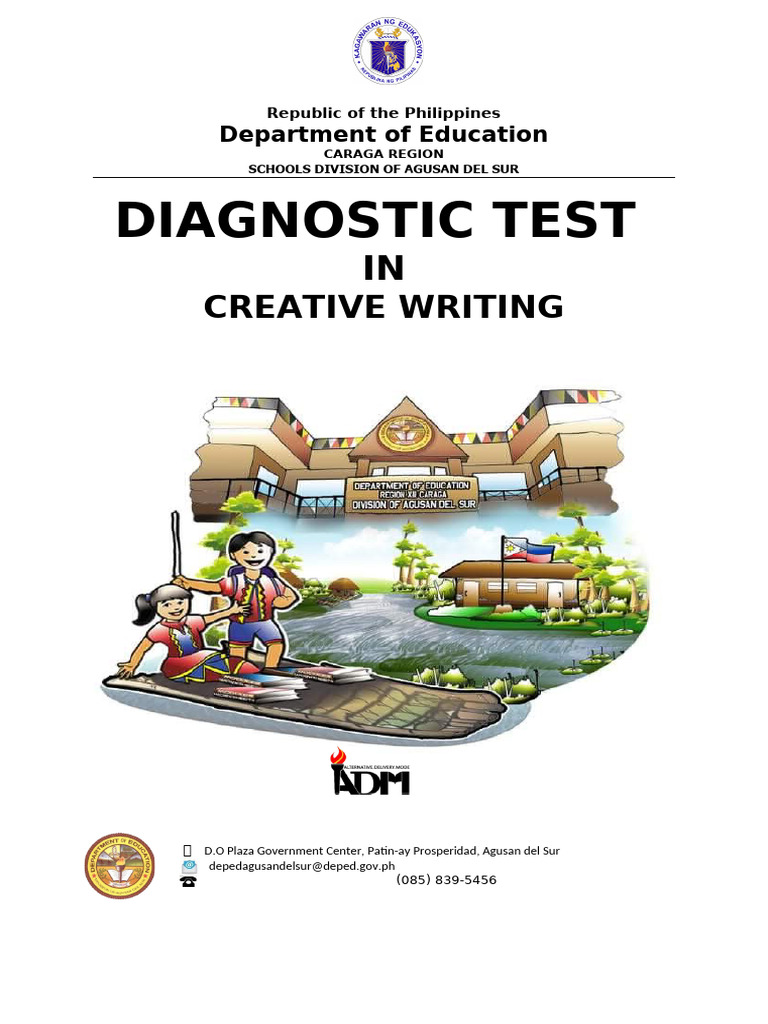 Creative Writing Diagnostic Test | PDF | Poetry