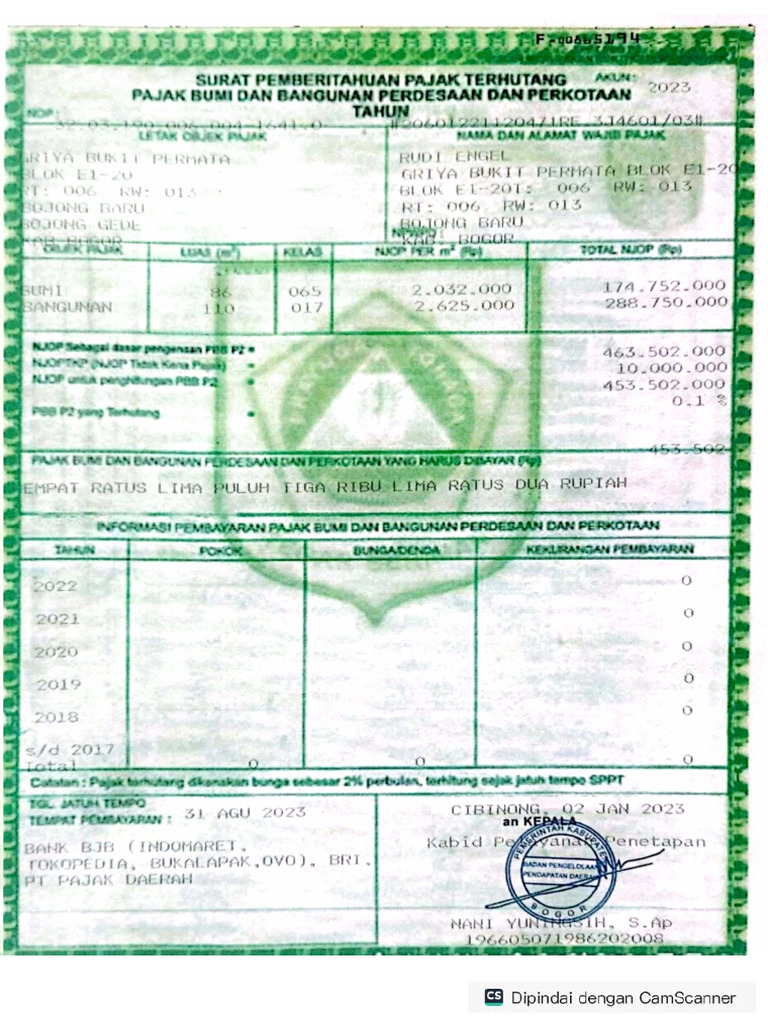 PBB Rudy Engkel | PDF