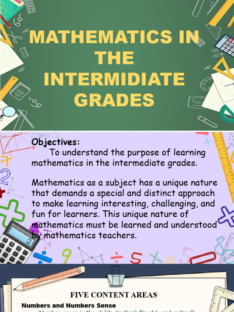 Math in The Intermediate Grades | PDF