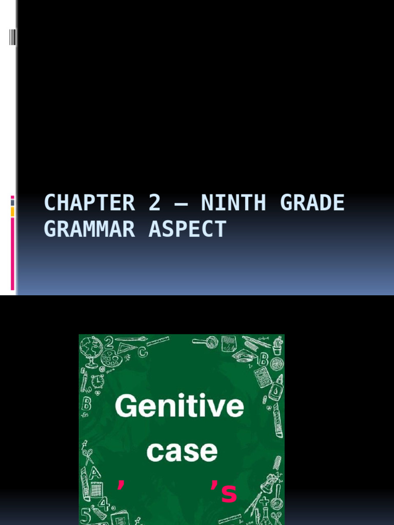 Unit 2 - The Genitive Case | PDF