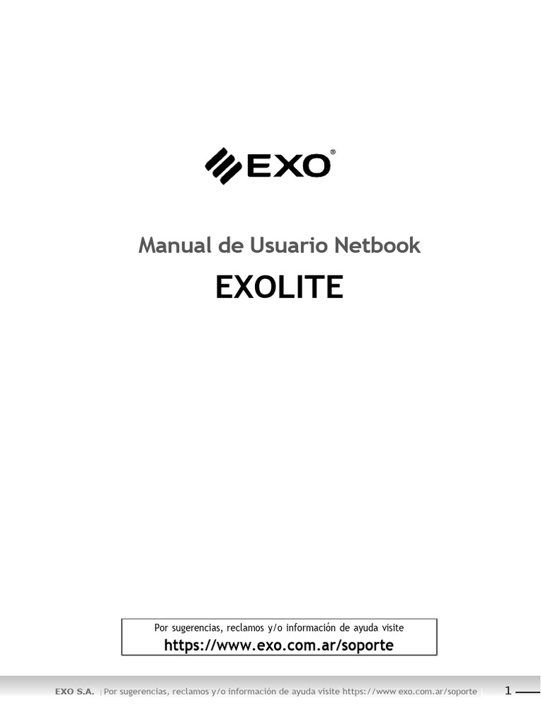 Exo f049 MM 02 Manual Exolite | PDF | USB | Enchufes y tomas de ...