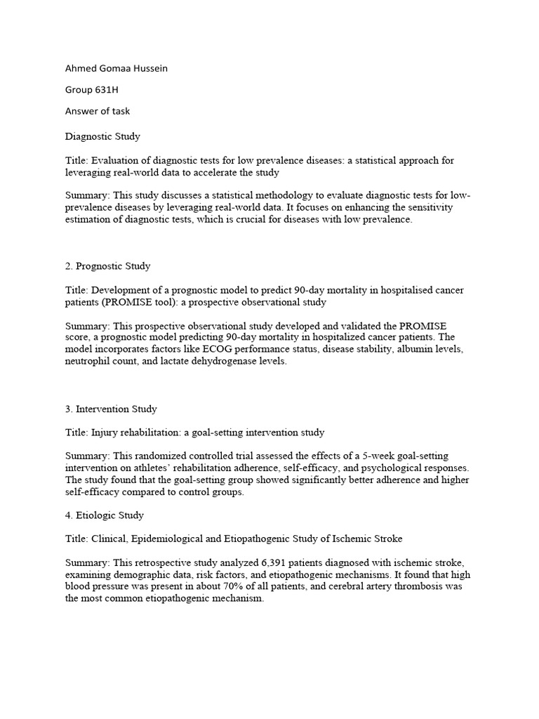 Ahmed Gomaa Hussein Group 631H Answer of Task | PDF