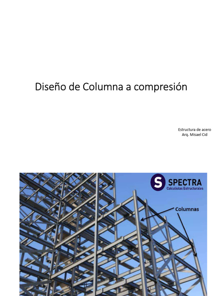 Diseño de Columnas de Acero Estructural | PDF