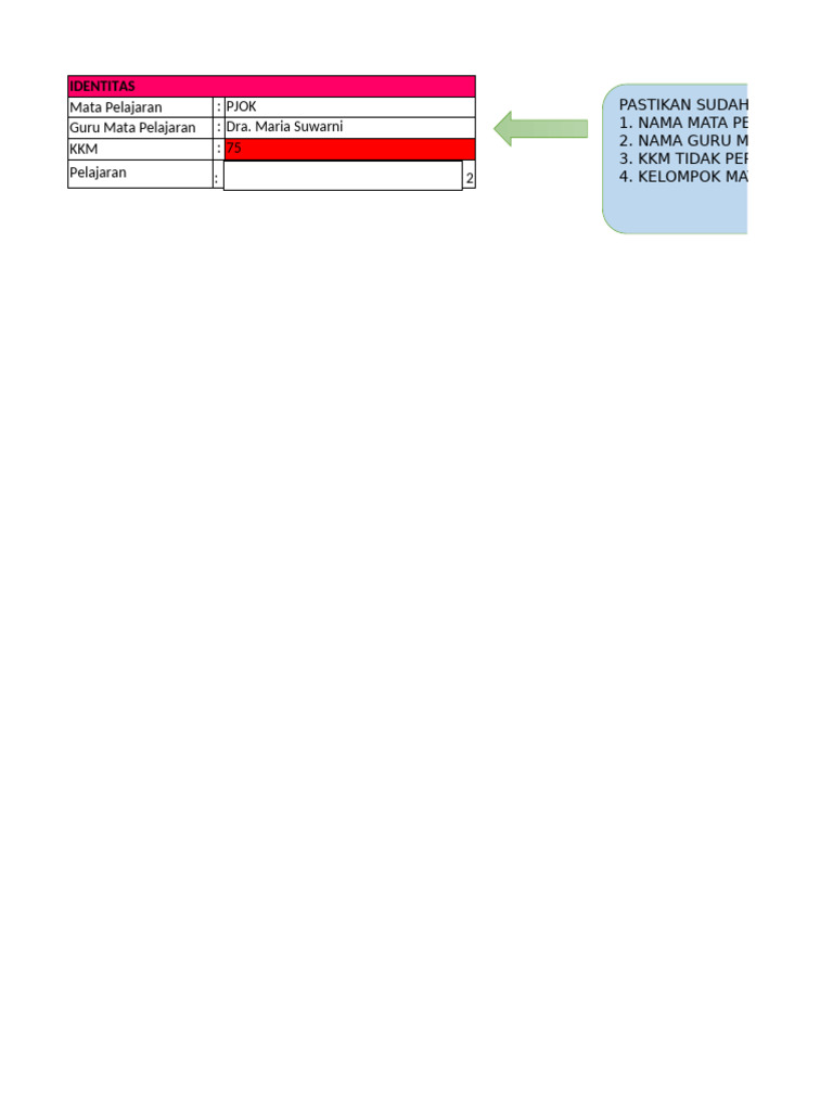 Form Penilaian Sat Genap Kls Xi (2023-2024) Pjok | PDF
