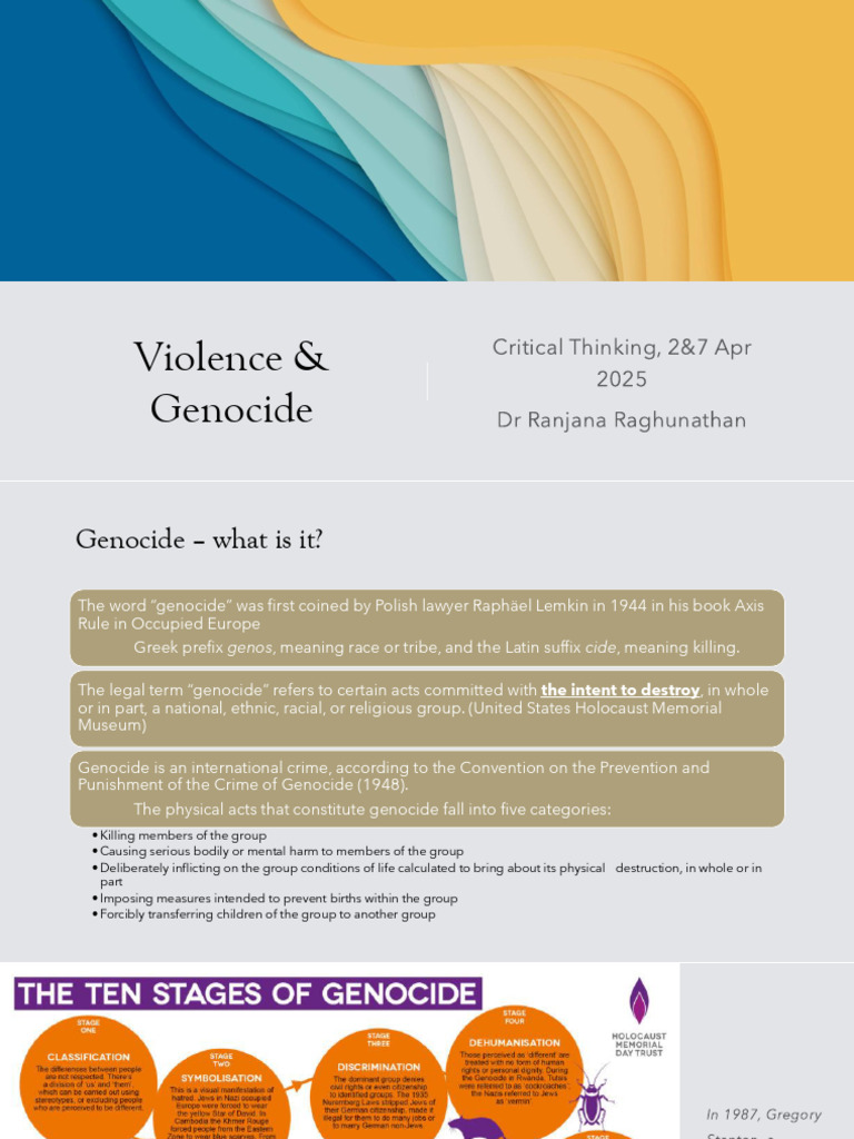 Week14 Violence and Genocide | PDF | Genocides | Violence