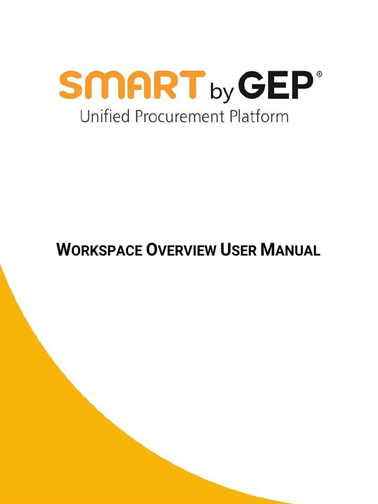 Workspace Overview User Manual - Supplier | PDF | Login | Reserved Word