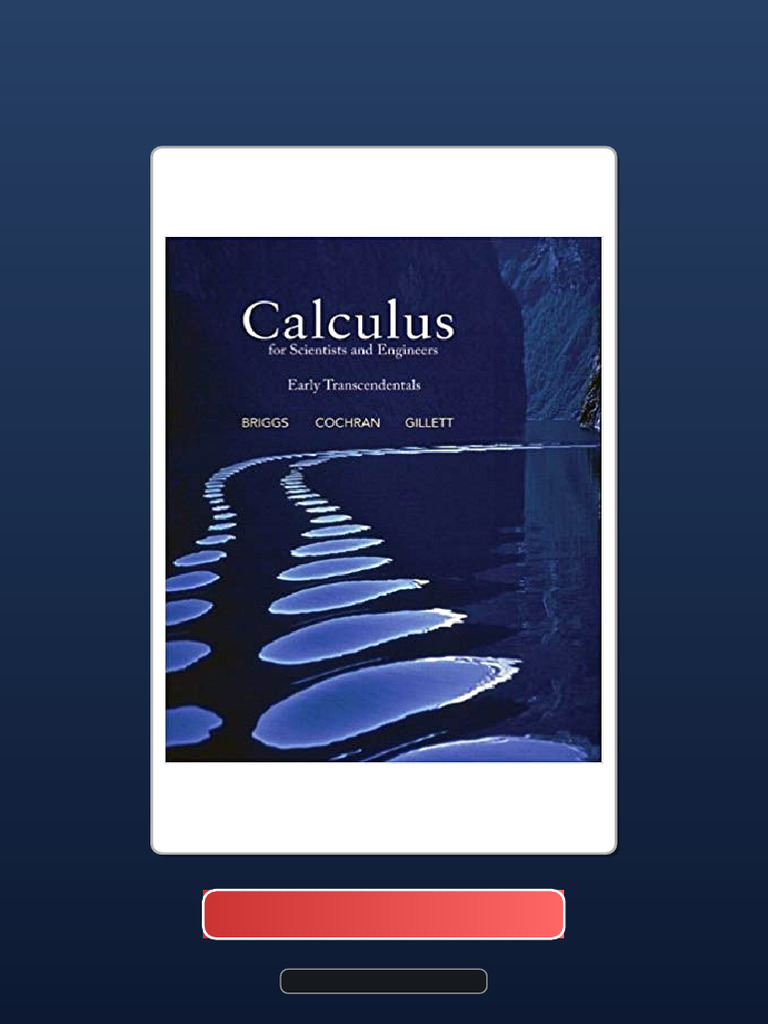 Calculus For Scientists and Engineers Early Transcendentals 1st Edition ...