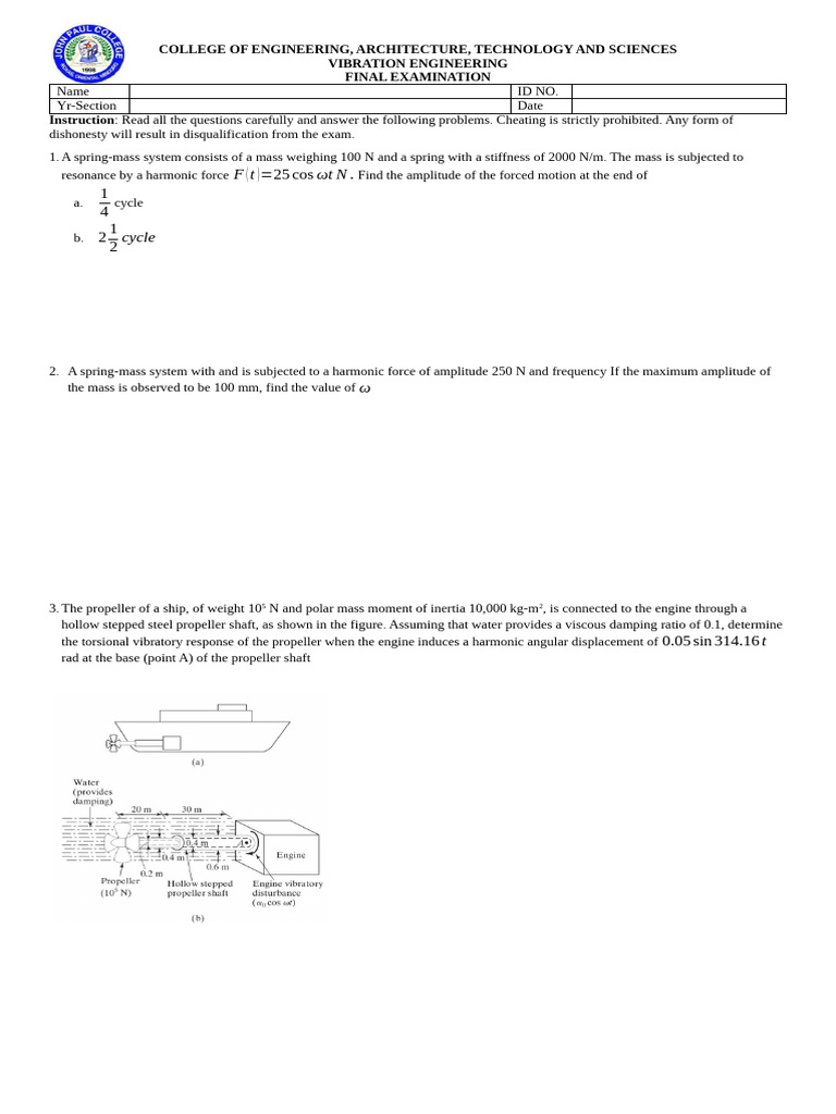 Vibration Engineering | PDF