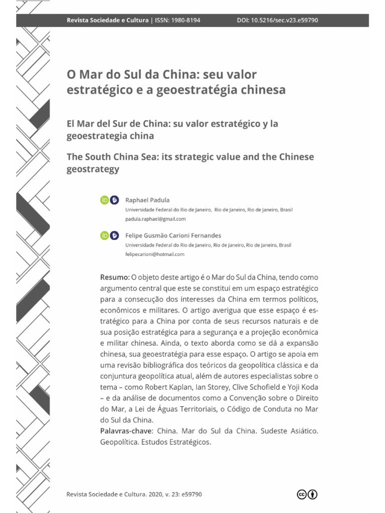 Mar Do Sul Da China | PDF