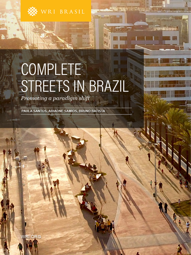 Wri Brasil Complete Streets in Brazil 2023 | PDF | Traffic | Brazil