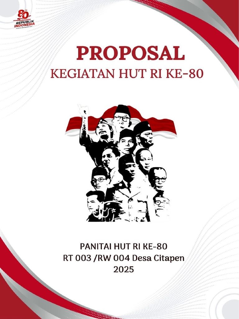 Proposal Hut Ri Ke-80 (Updt) | PDF