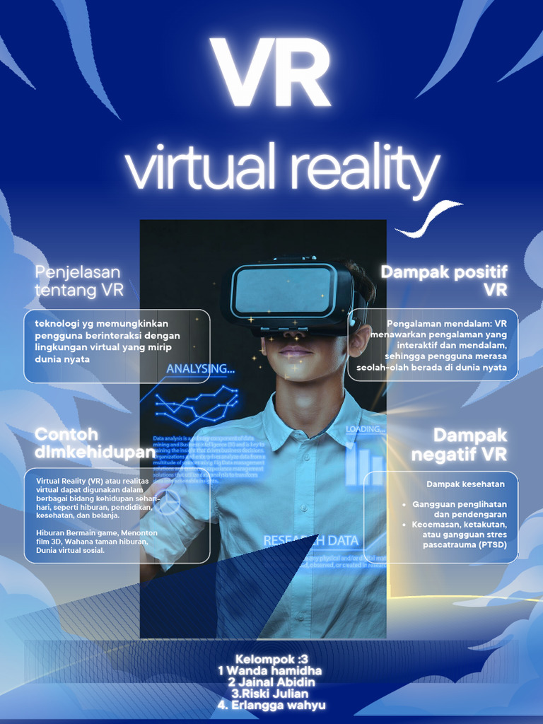 Poster Infografis Bahaya Rokok Ilustratif Biru Dan Putih - 20250306 ...