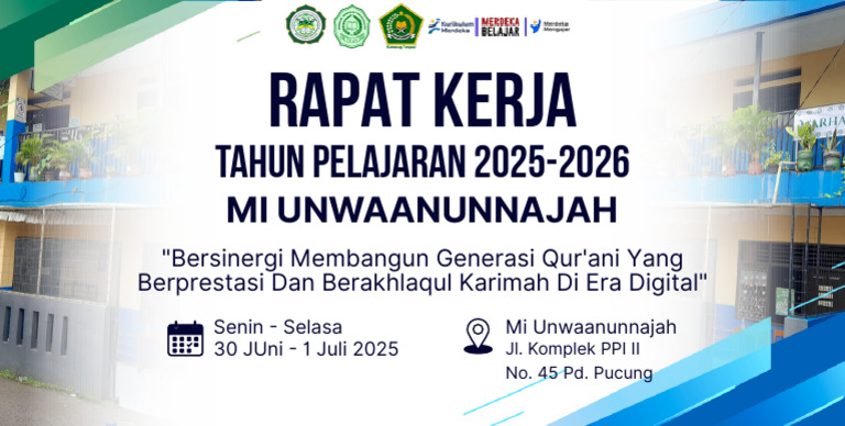 Putih Dan Biru Hijau Minimalis Banner Spanduk Rapat Kerja Mahasiswa ...