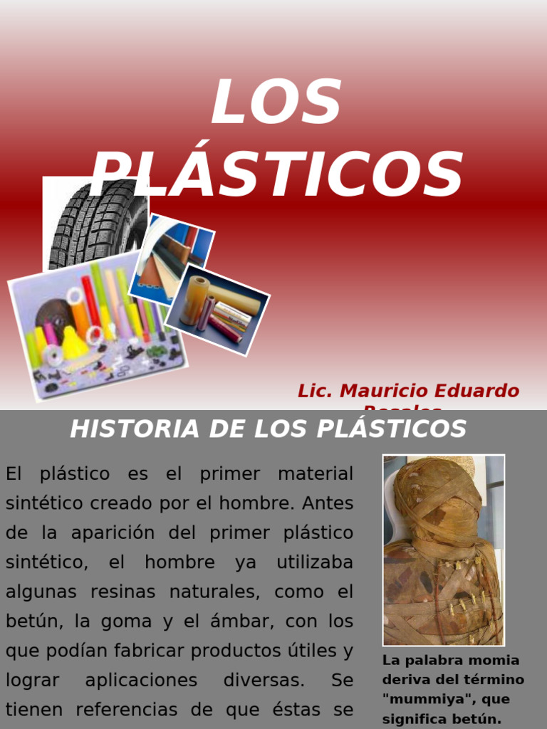 Los Plásticos | PDF | Polímeros | El plastico
