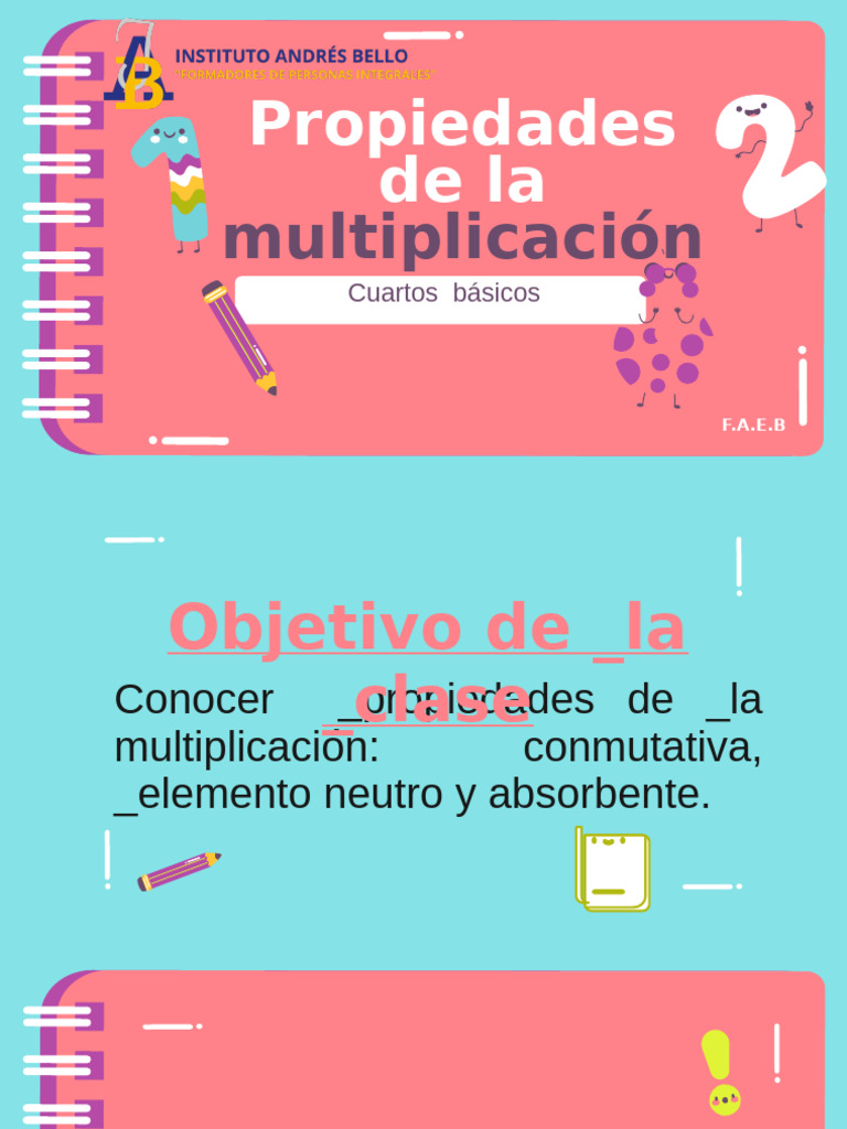 Propiedades de La Multiplicación | PDF | Multiplicación | Matemáticas