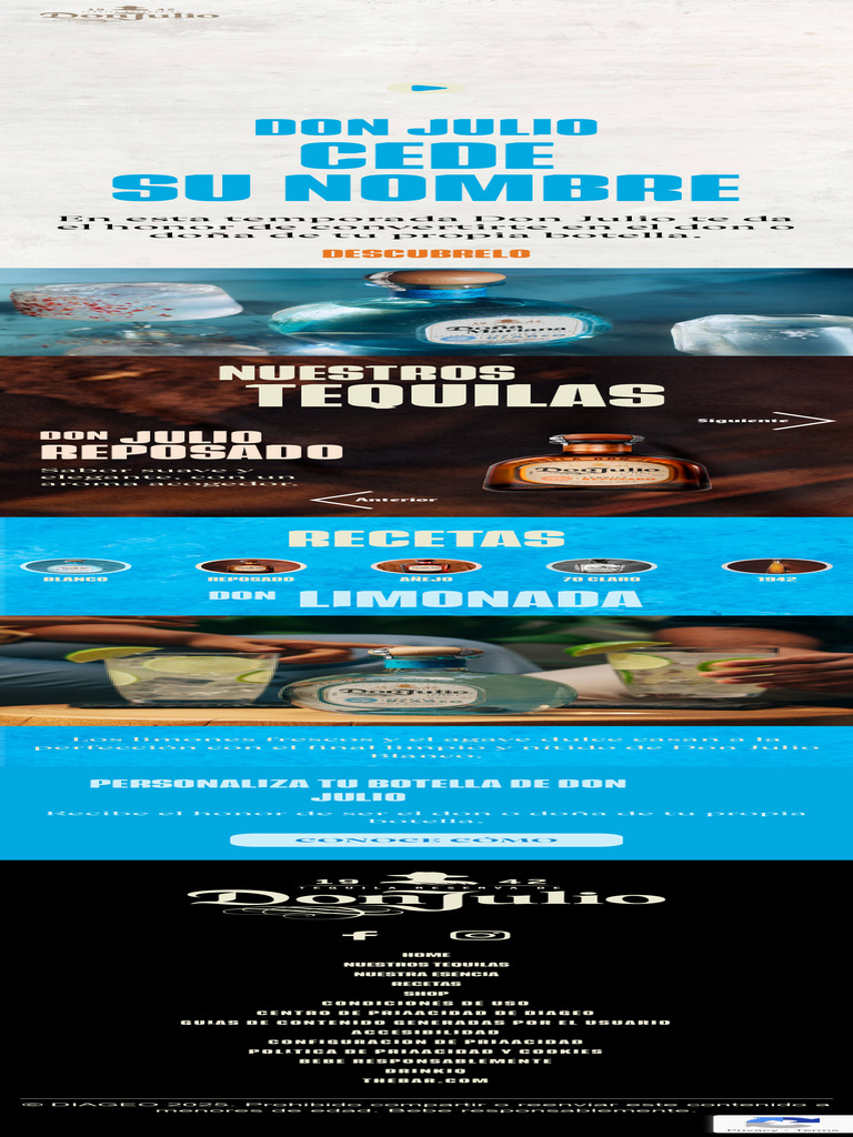 El Mejor y Más Exclusivo Sabor Tequila Don Julio | PDF