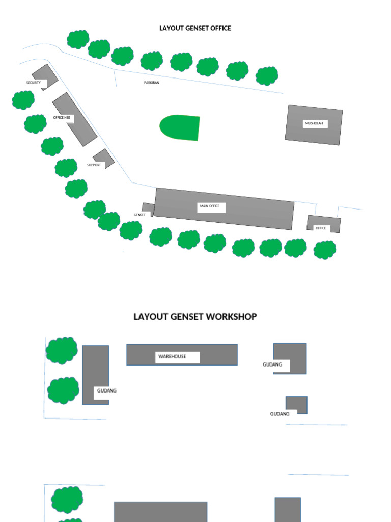 Layout Genset Office | PDF