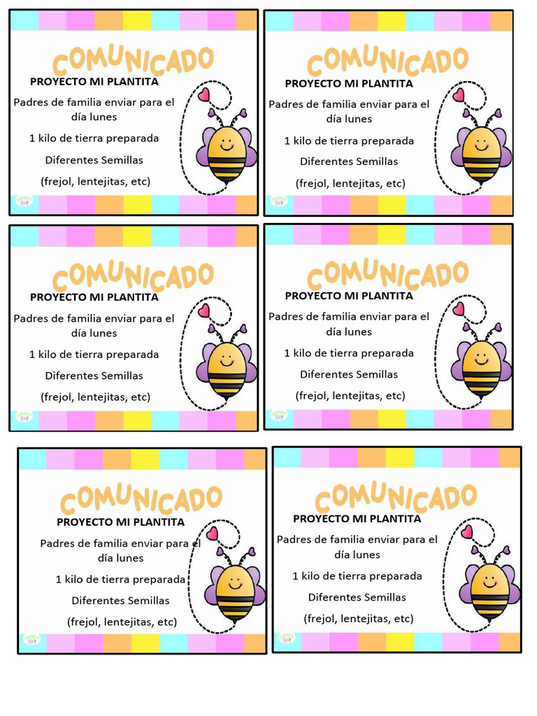 Comunicado La Planta | PDF