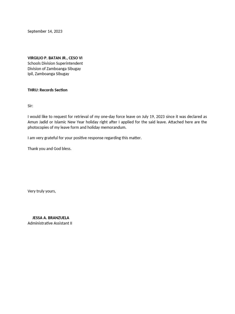 Retrieval Letter | PDF