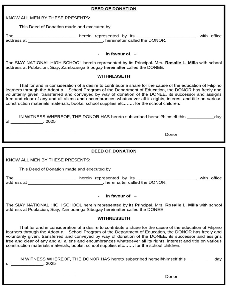 Certificate of Appreciation for 2025 Brigada Eskwela | PDF