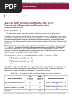 USP 1111 - Microbial Examination | PDF | Colony Forming Unit ...