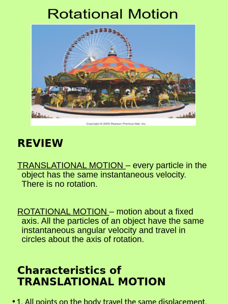 q1 Gensci Physics Week 3 Rotational Motion | PDF