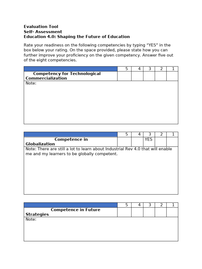 EVE Evaluation Tool 9-210322-203301 | PDF