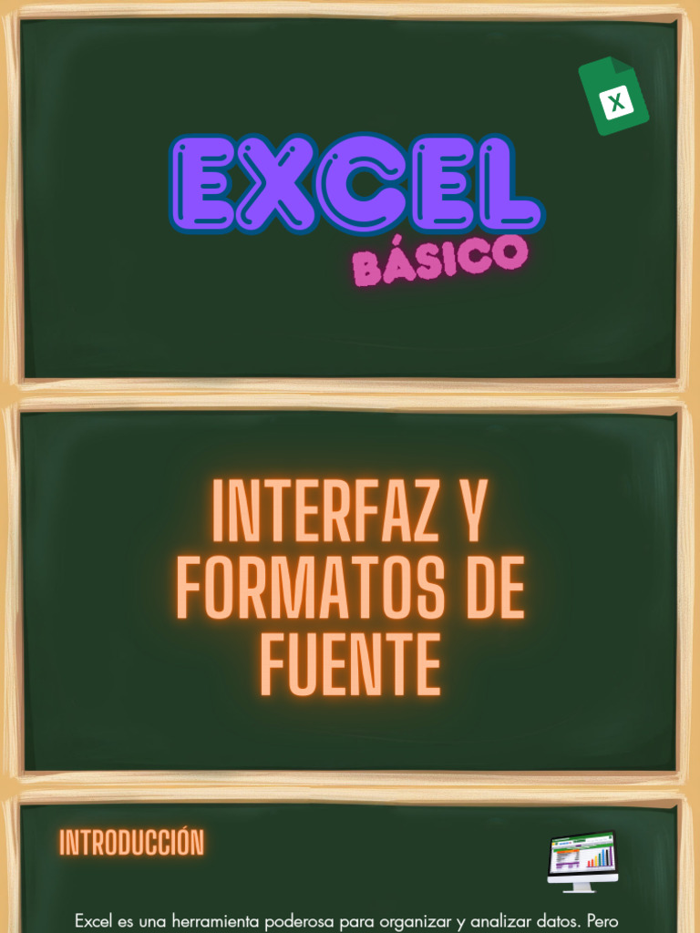Excel B 1 Interfaz | PDF