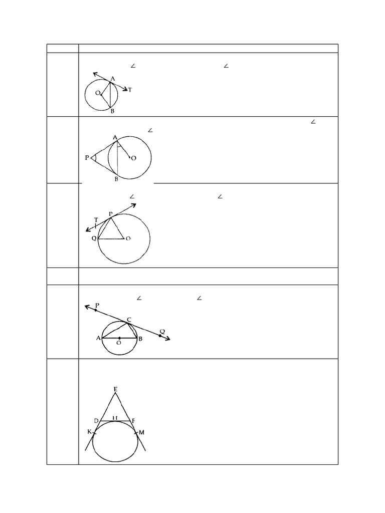 Circle Geometry Problems and Proofs | PDF | Circle | Perpendicular