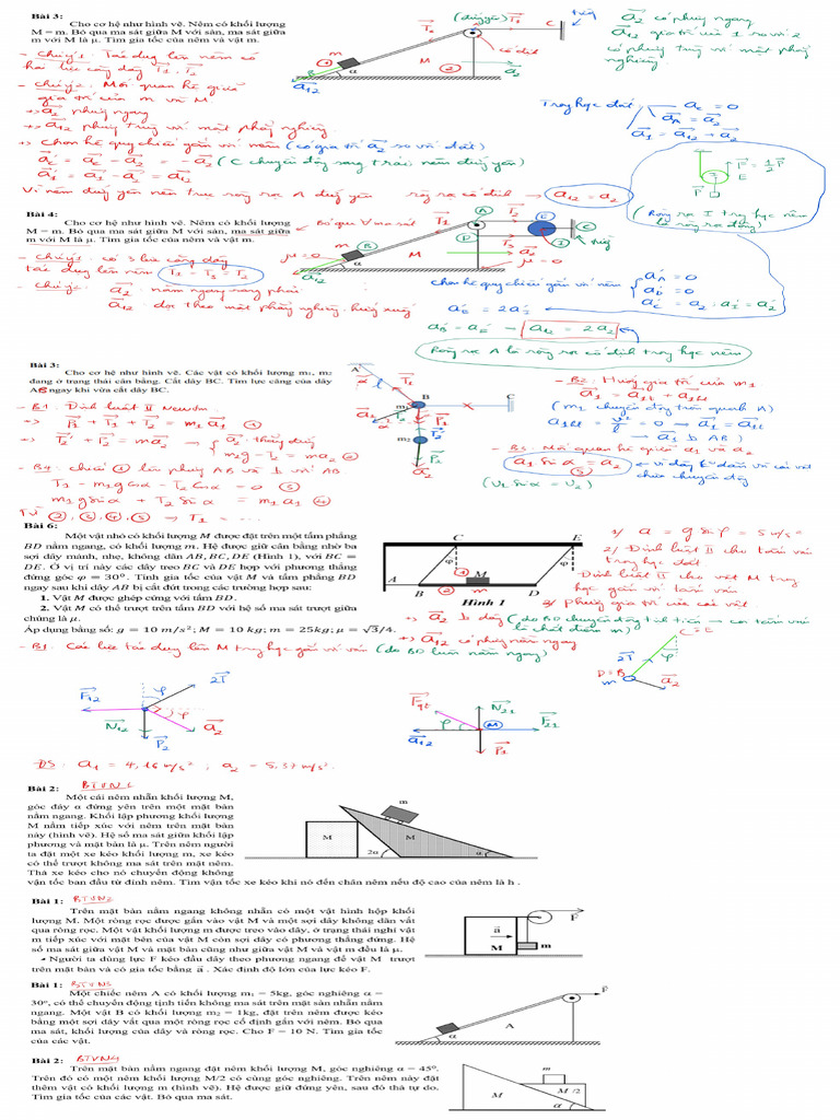 buoi 3 - động lực học chất điểm 2 | PDF