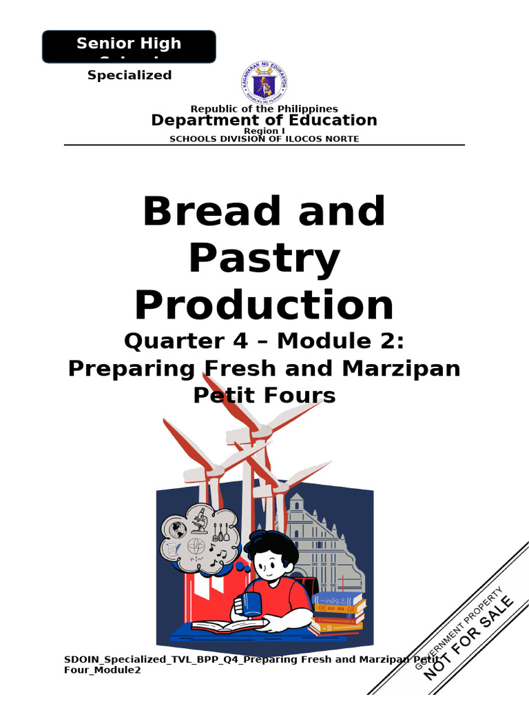 TVL BPP Q4 Mod2 W3-4 Preparing Fresh and Marzipan Petit Fours | PDF | Cakes | Icing (Food)