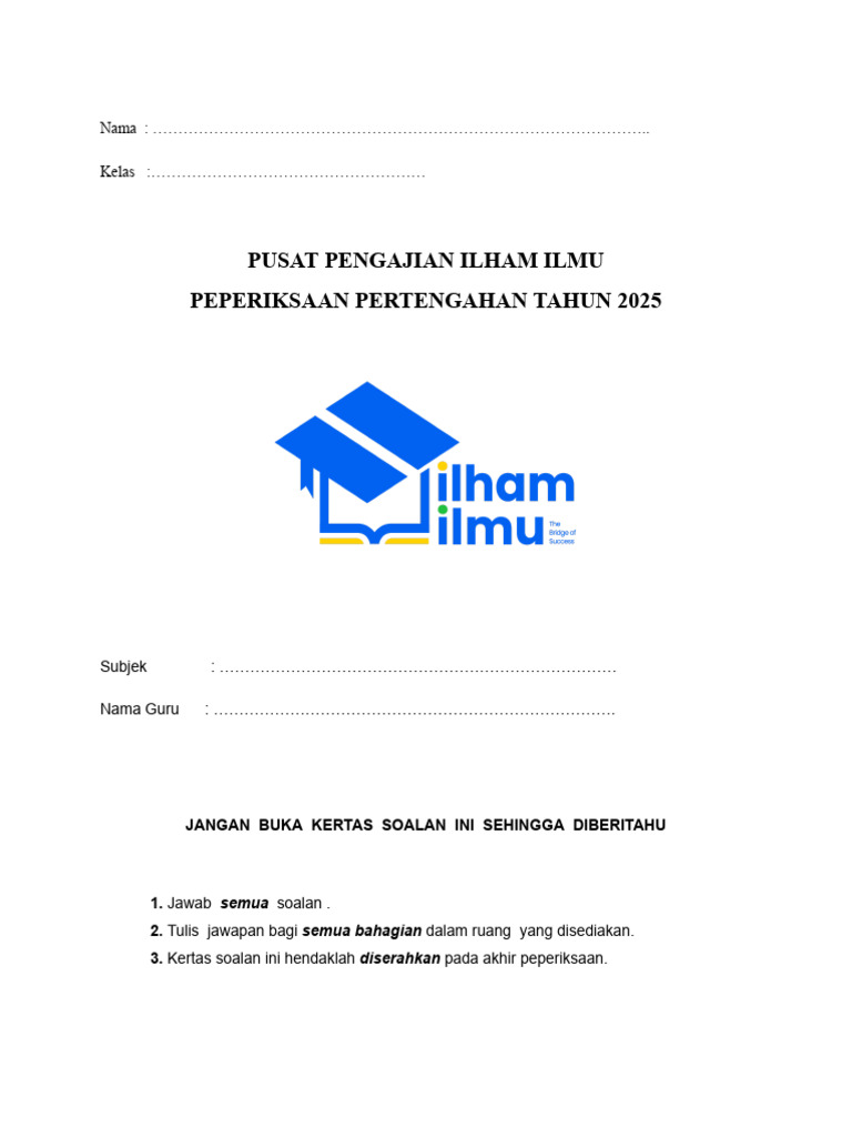 Pendidikan Islam Tingkatan 1 | PDF