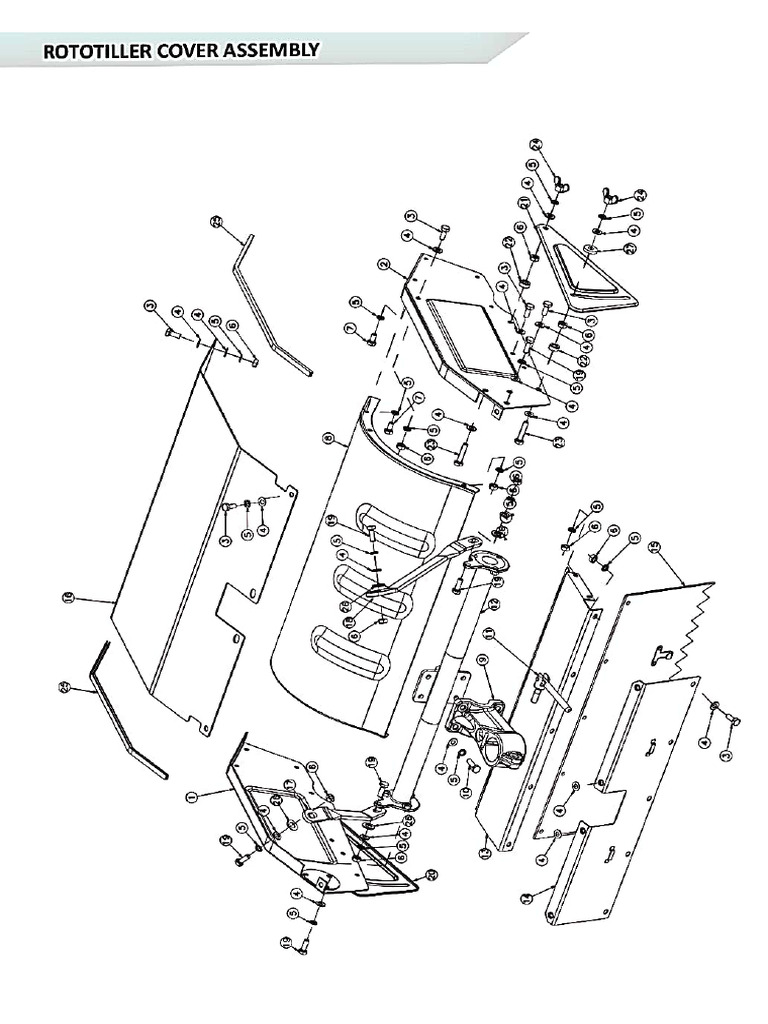 Rototiller Cover Assembly | PDF